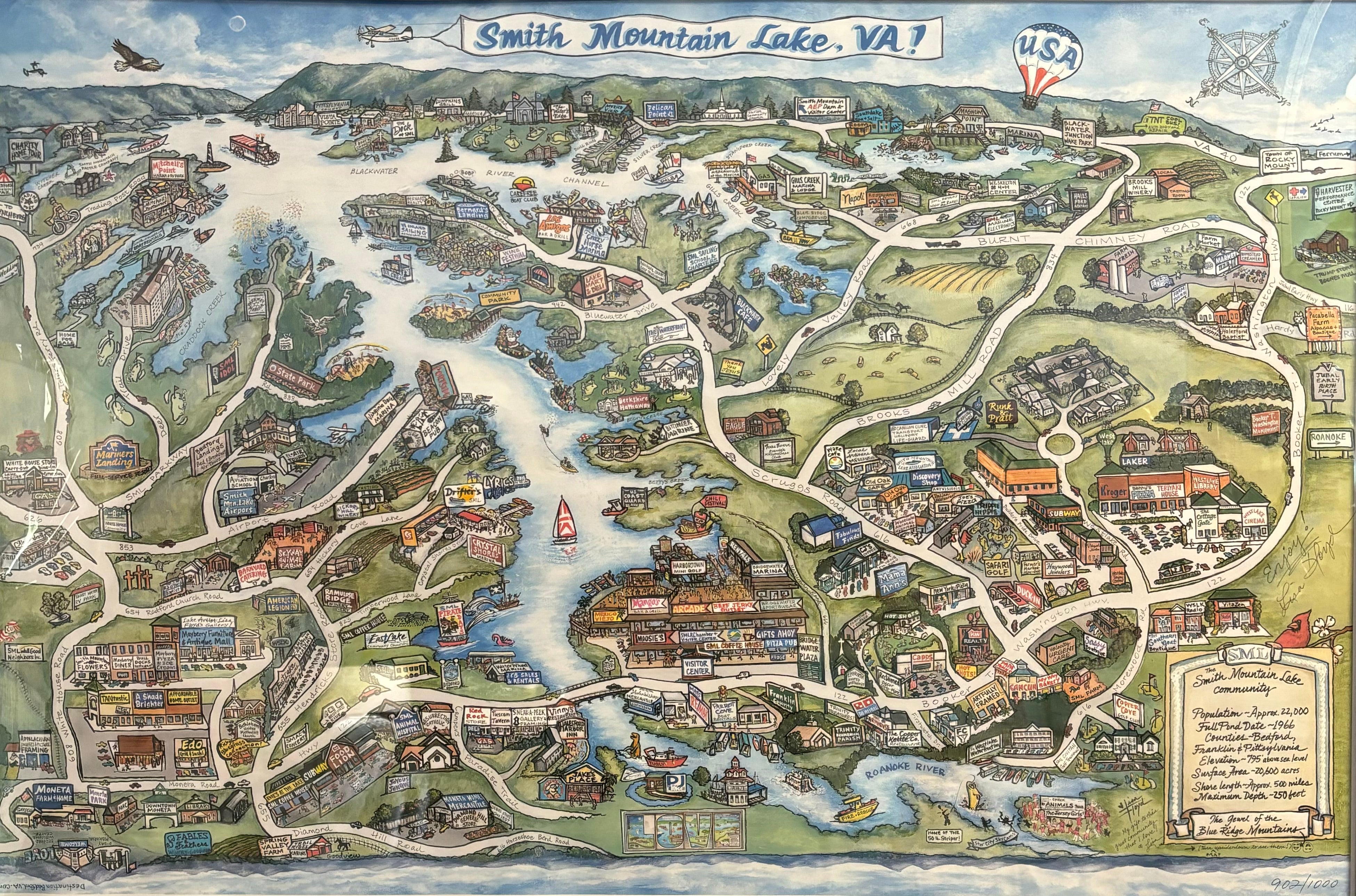 SML Map Print – Mayberry Furniture